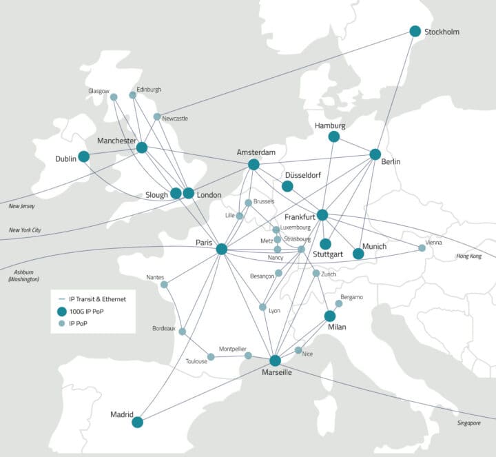 Global Network Capabilities and Fibre Network Maps | Zayo
