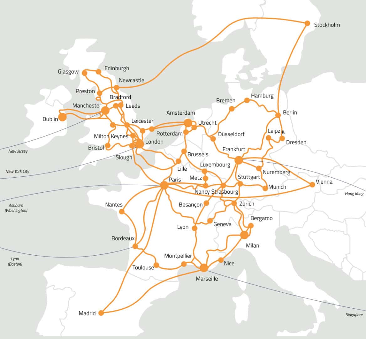Global Network Capabilities and Fibre Network Maps | Zayo
